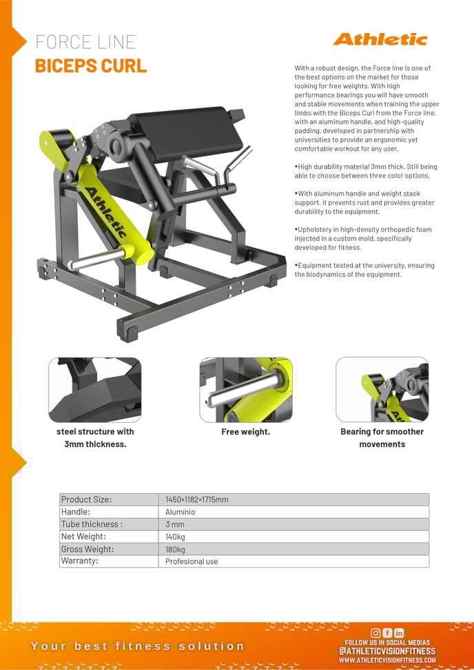 FORCE LINE - BICEPS CURL